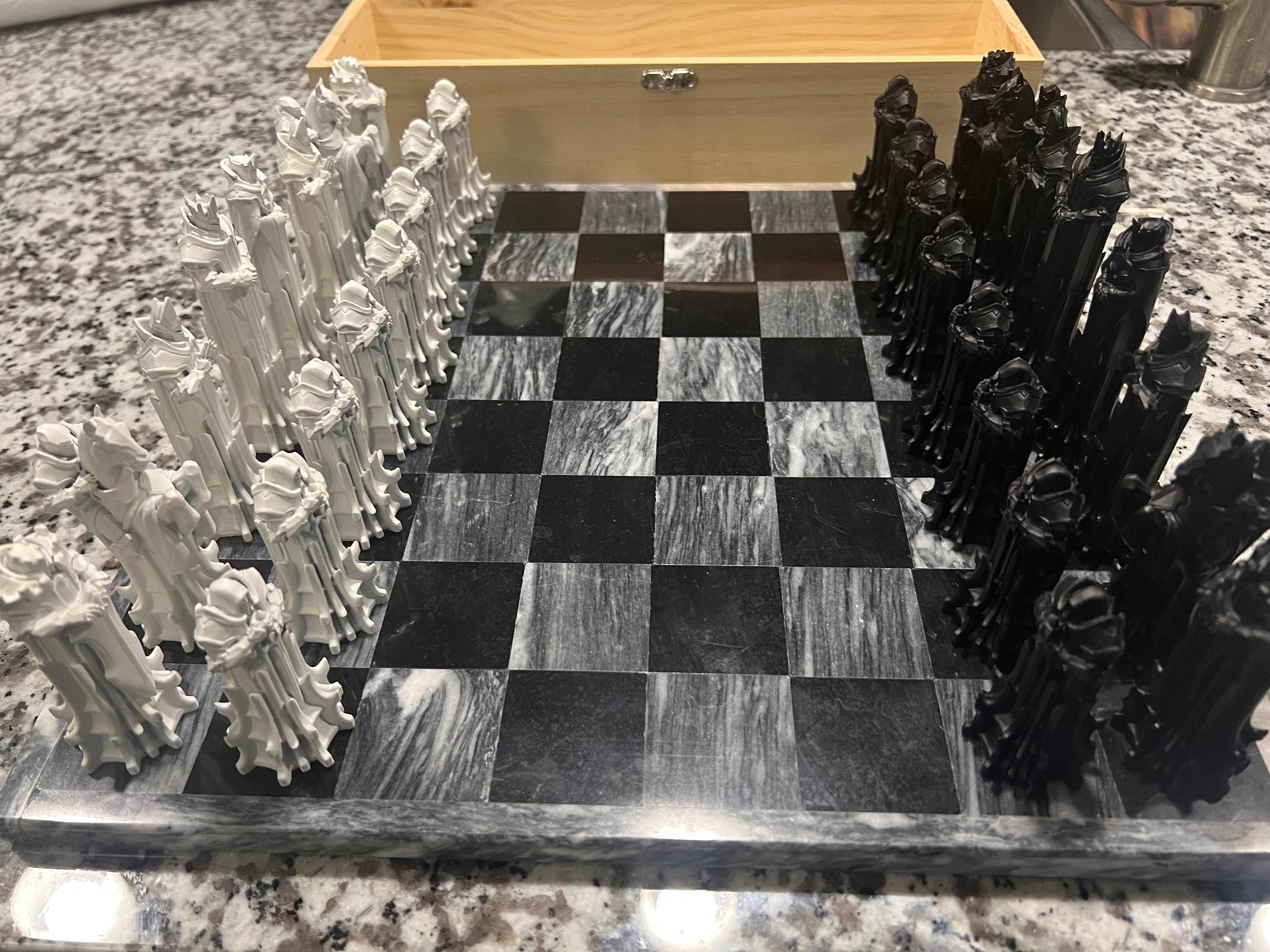 Chess Set Palladin Knights 3D Printed - Etsy