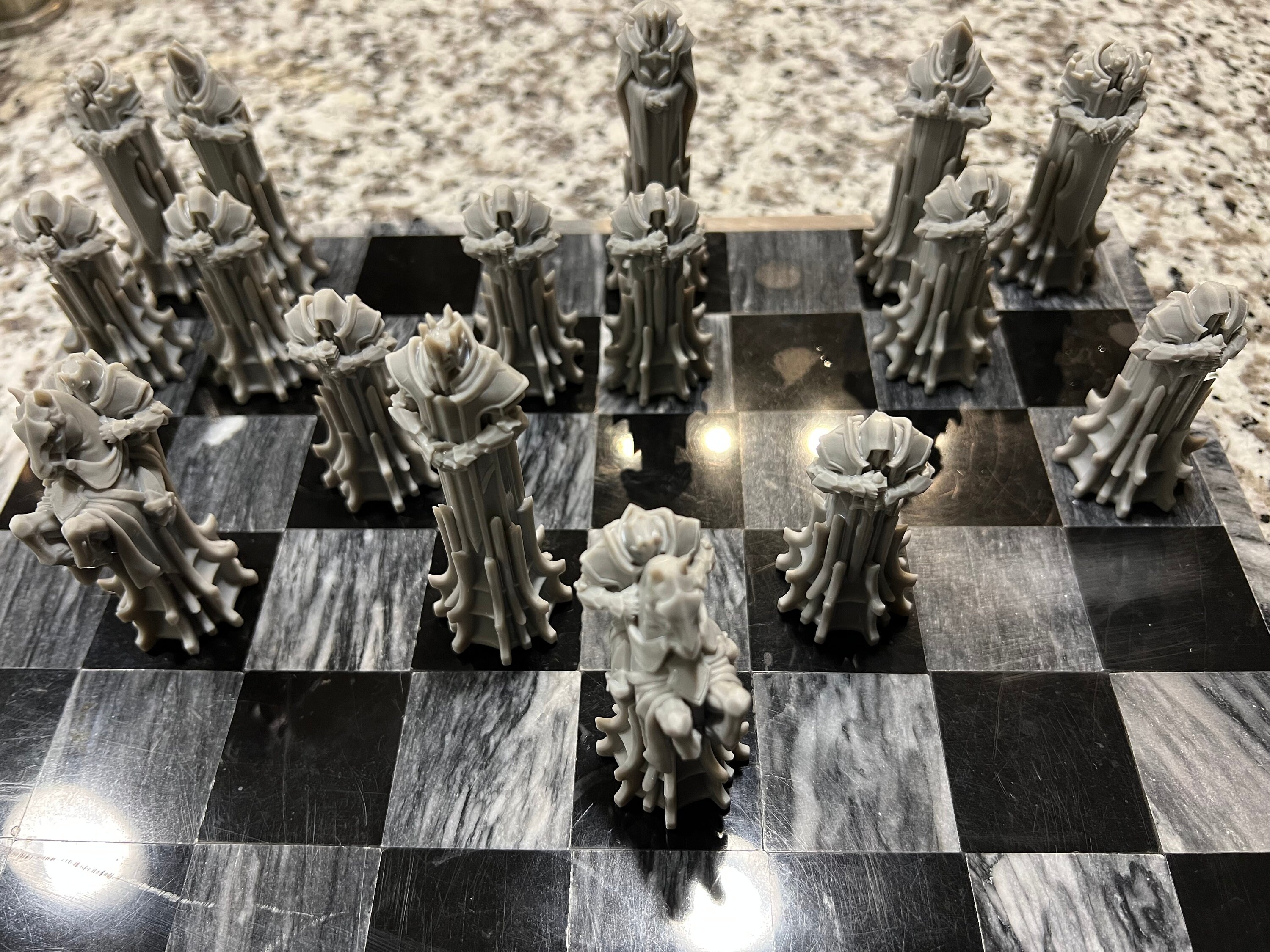 Chess Set Palladin Knights 3D Printed - Etsy