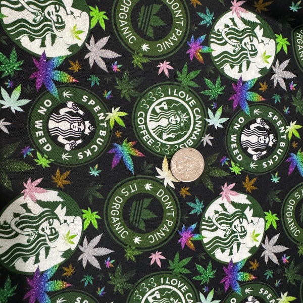 Weed Print Fabric - Etsy