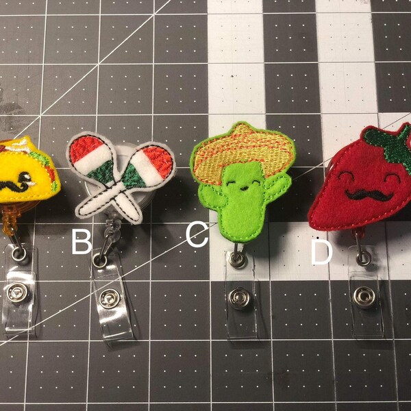 Mexican Name Badge Holder - Etsy