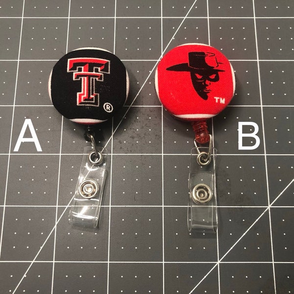 Texas Tech Badge Holder - Etsy