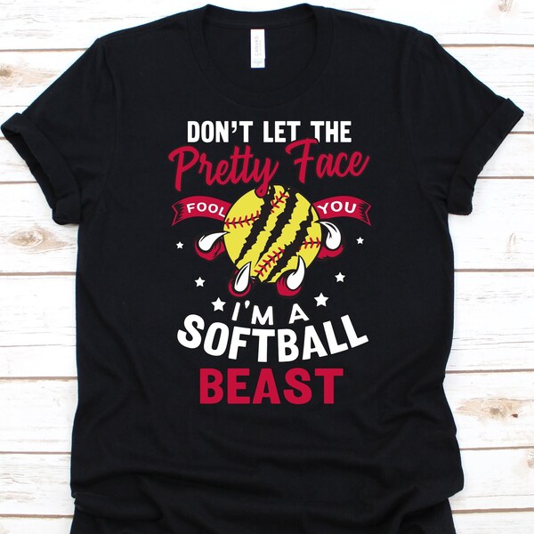 Dont Let the Pretty Face Fool You Softball Png - Etsy