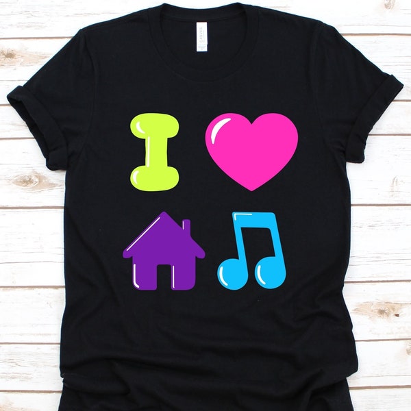 House Music T Shirt - Etsy