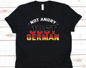 Not Angry Just German Shirt German Festival German Flag - Etsy