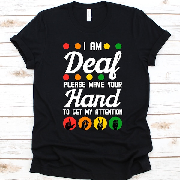 I Am Deaf Sign - Etsy