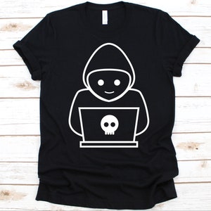 Friendly Hacker Shirt, Cute Hacker Design, Gift for Information ...