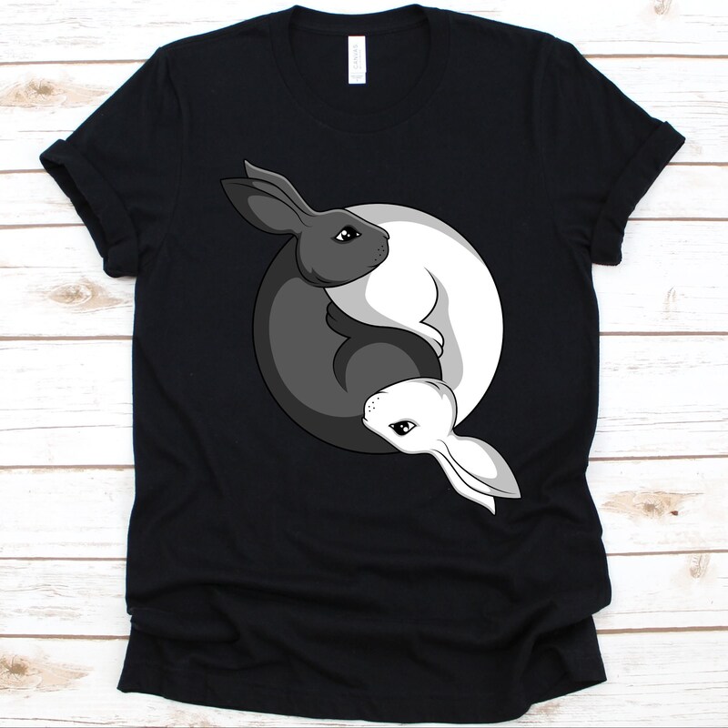 Yin Yang Bunnies - Etsy