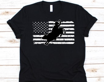 Bull Riding Flag - Etsy