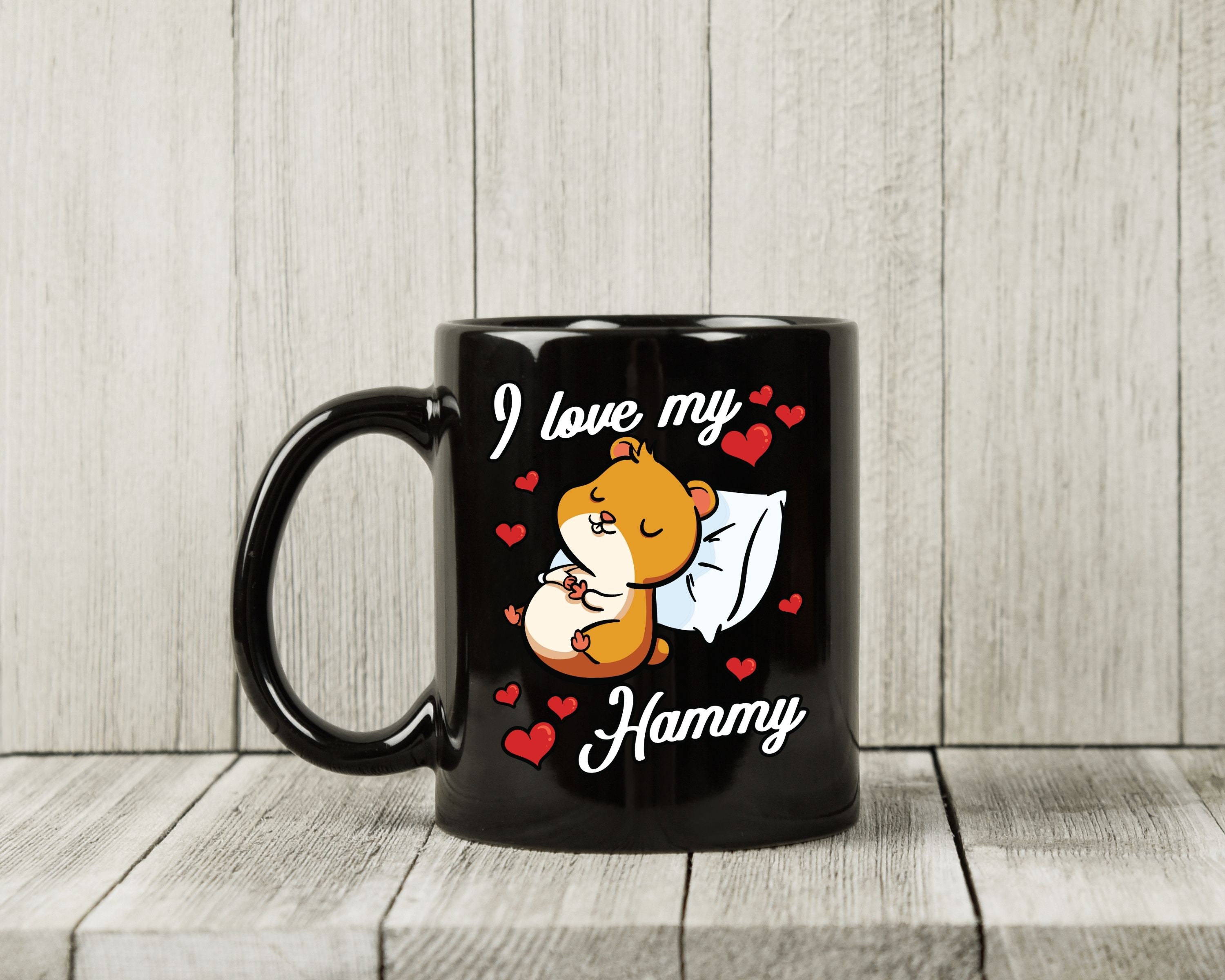 I Love My Hammy Mug Cute Hamster Coffee Cup for Hammy Owner - Etsy