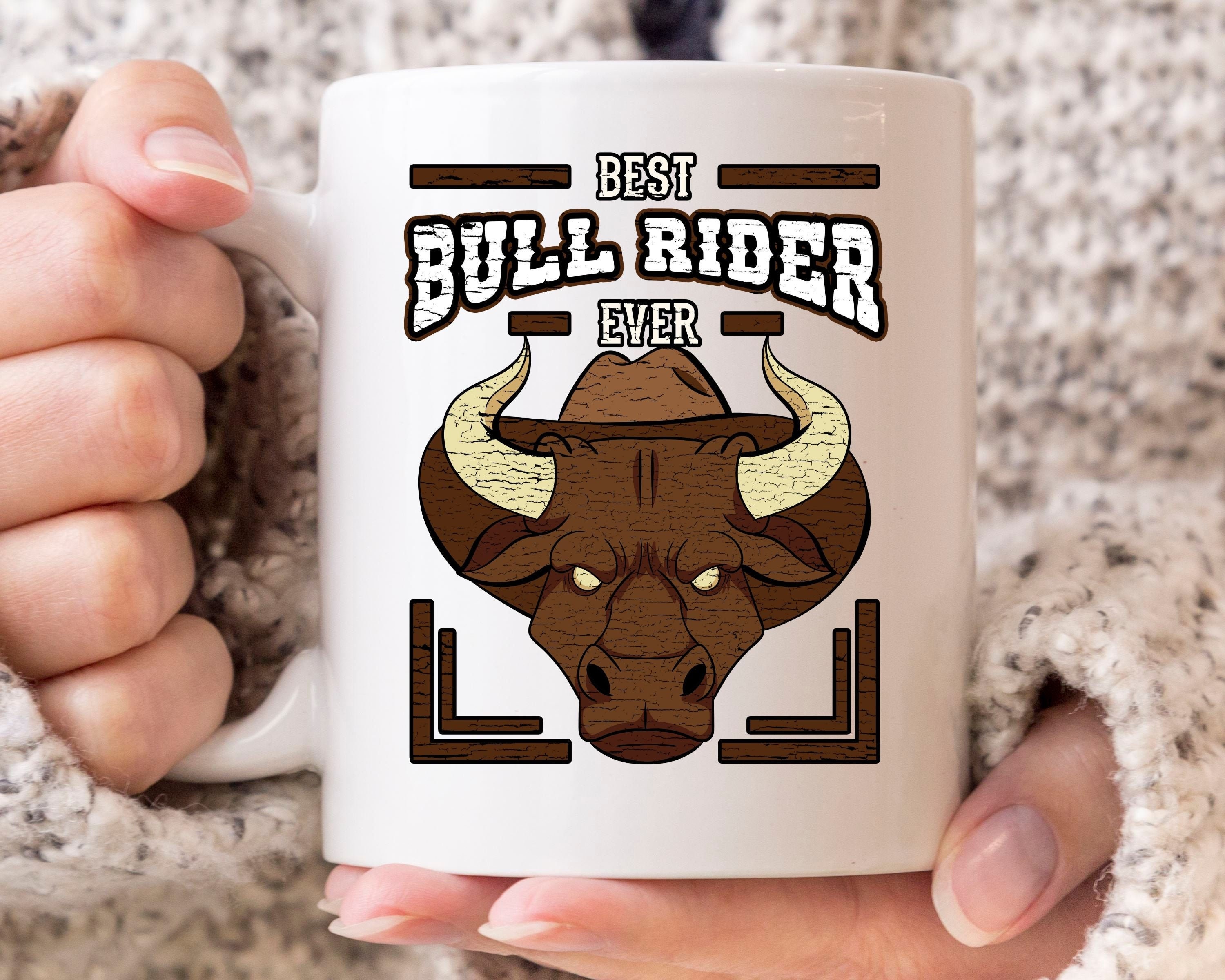 Best Bull Rider Ever Mug Cool Rodeo Coffee Cup for Bull Rider - Etsy UK