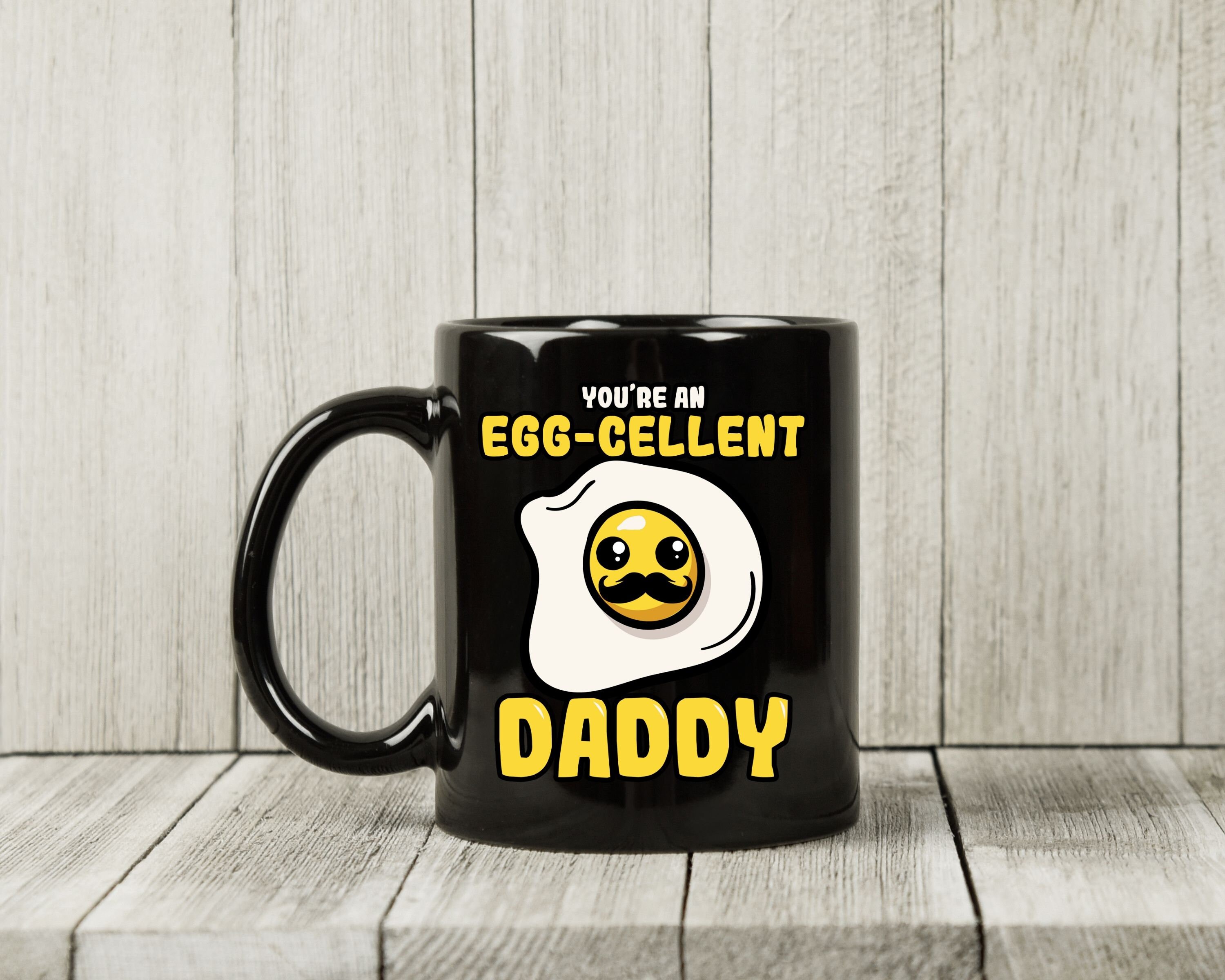 You're an Egg-cellent Dad Mug Funny Egg Coffee Cup for | Etsy