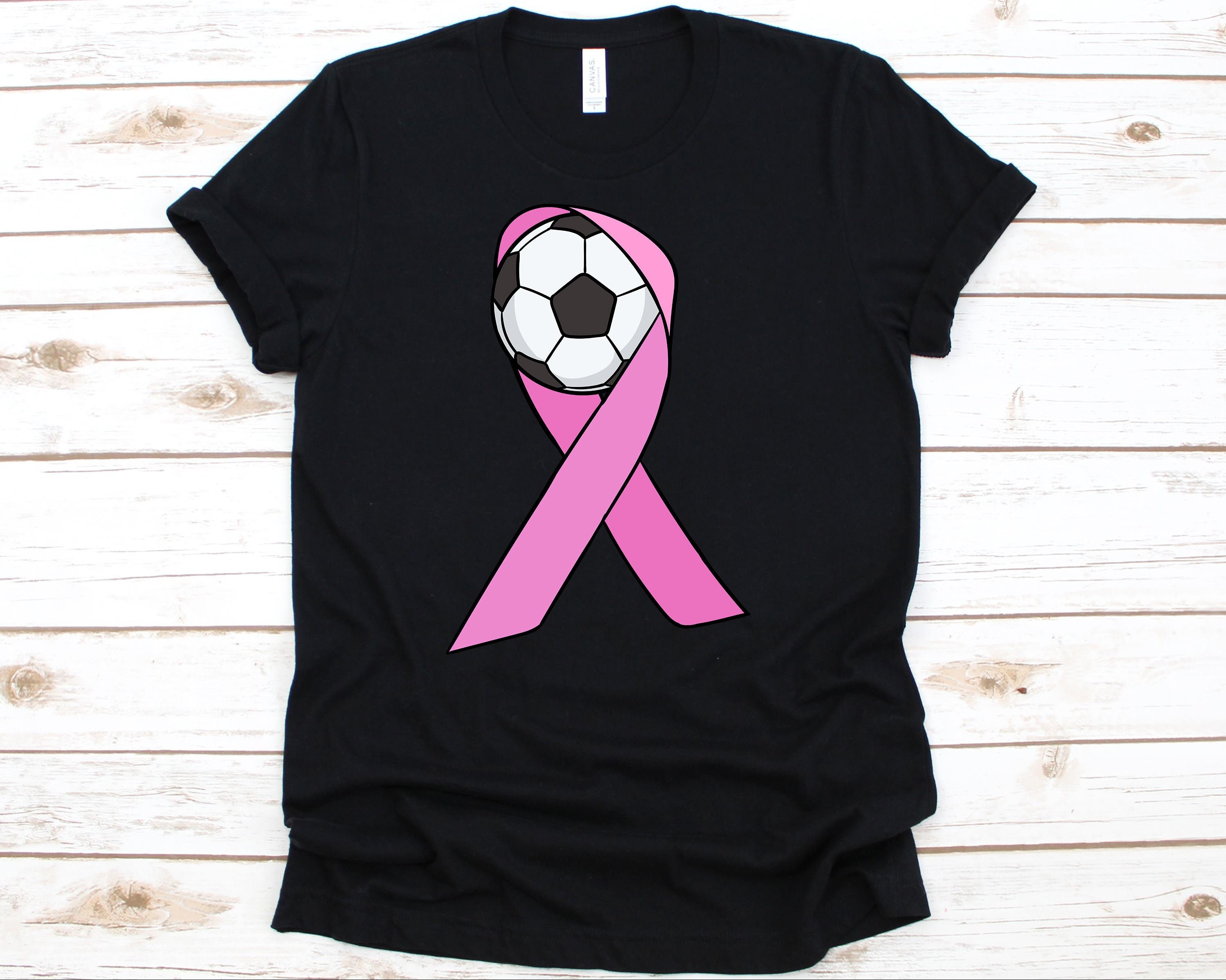 Pink Cancer Soccer Shirt Breast Cancer Awareness for Breast - Etsy