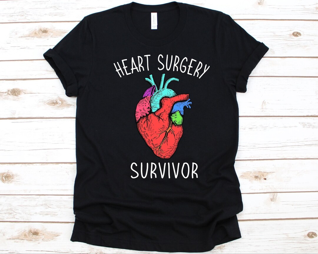 Heart Surgery Survivor Shirt, Heart Warrior Shirt, Open-heart Surgery ...
