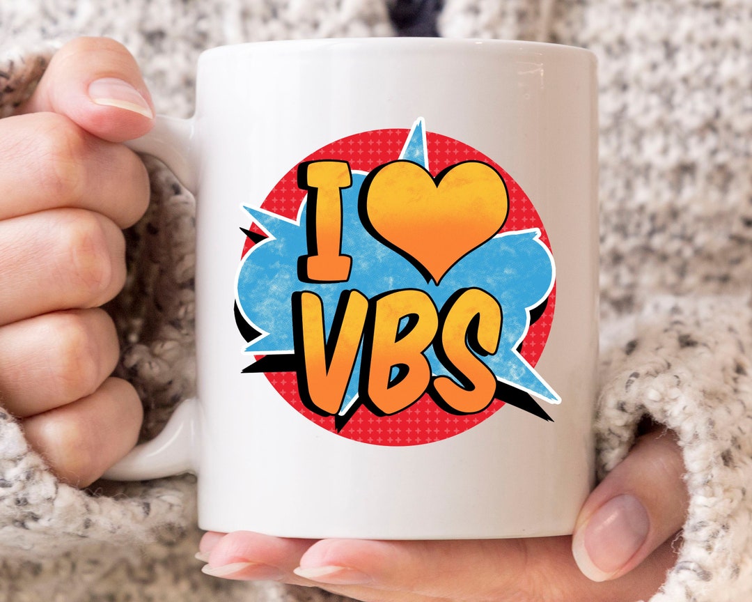 I Love VBS Mug, Cute Coffee Cup for Vacation Bible School Teacher and ...