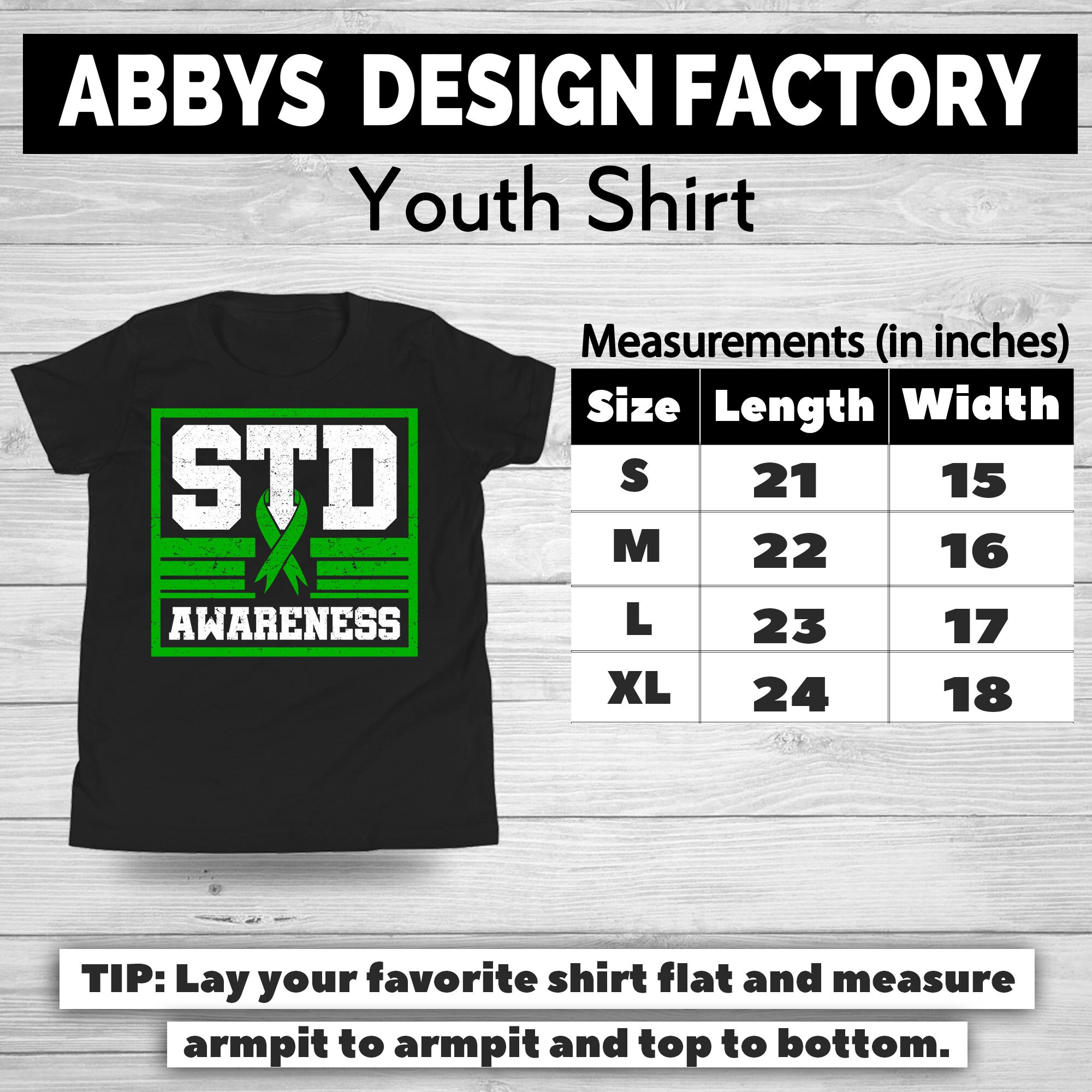 STD Awareness Shirt Awareness Gift for Men Women With - Etsy UK