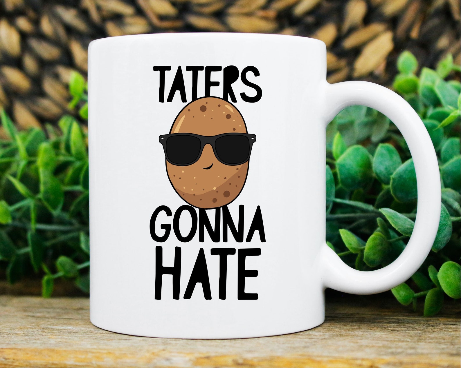 Taters Gonna Hate Mug Funny Couch Potato Coffee Cup for Men - Etsy