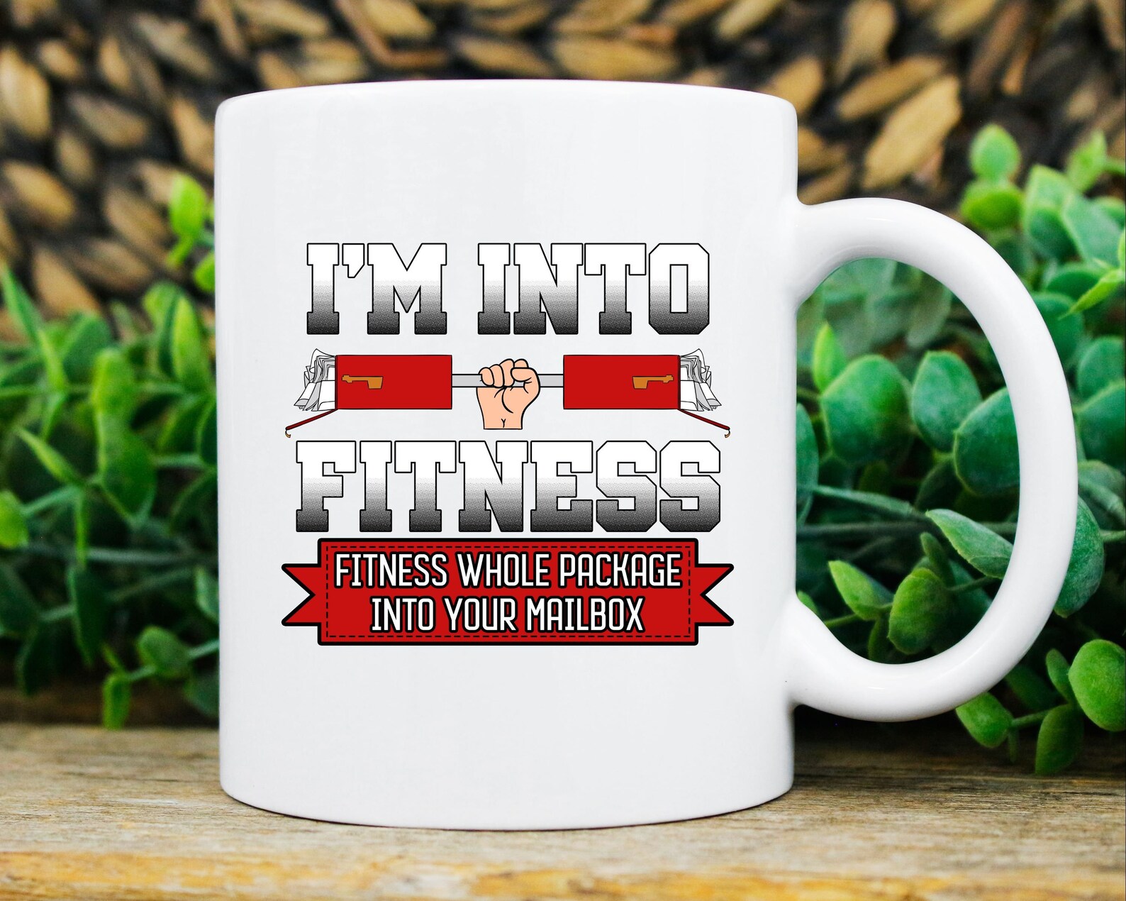 Fitness Whole Package Into Your Mailbox Mug, Postal Worker Gift for ...