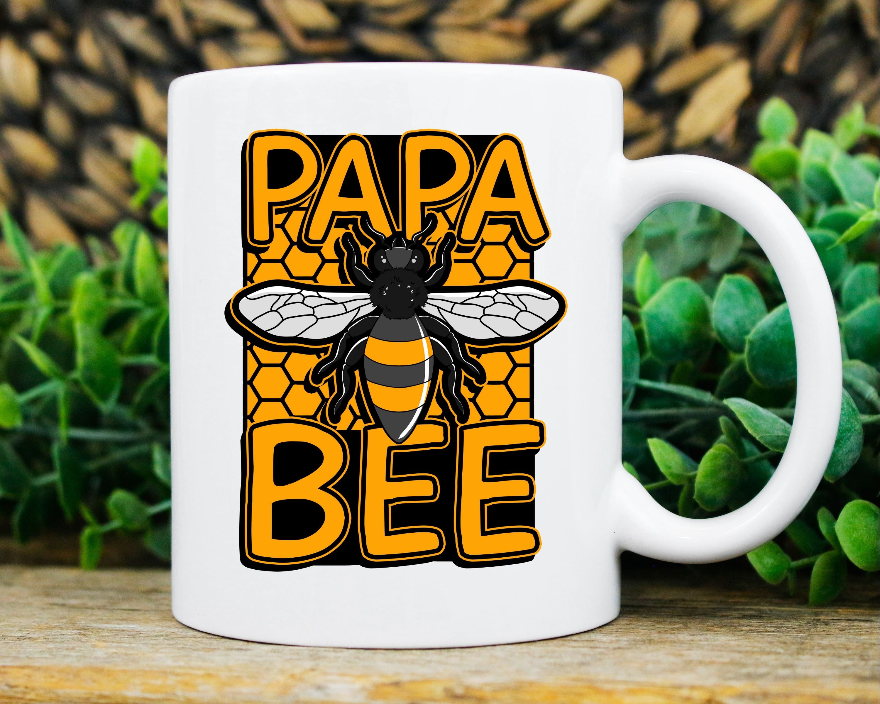 Papa Bee Mug, Cute Beekeeping Coffee Cup for Honey Bee Lovers, Cute ...