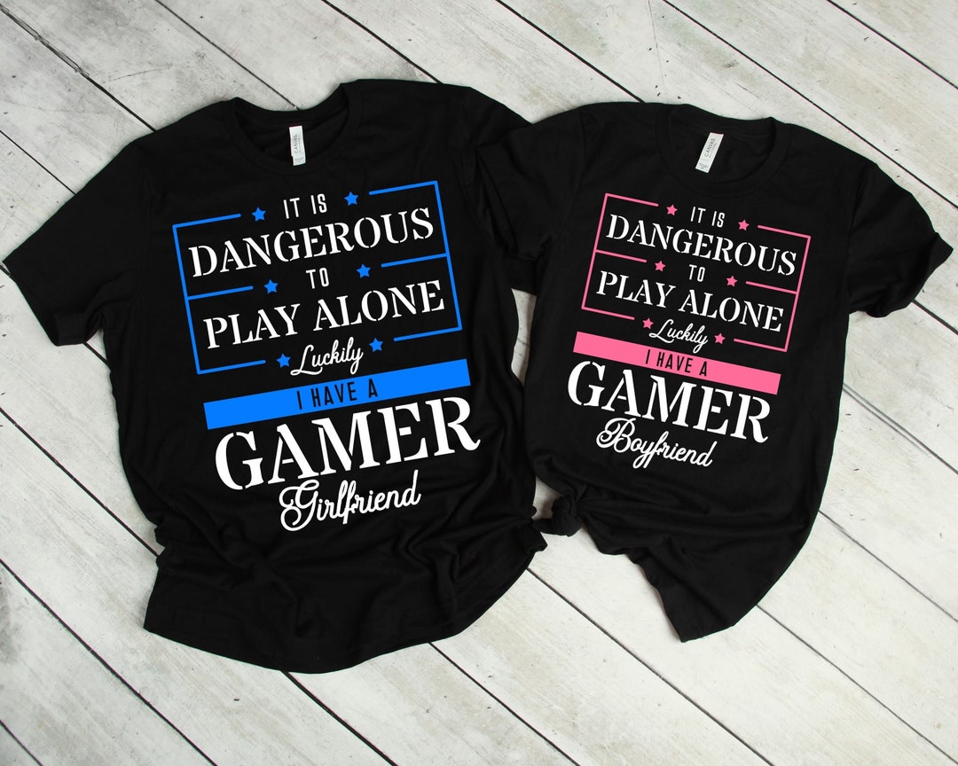 Boyfriend Gamer, Girlfriend Gamer, Couple Shirt, Gamer Couple Shirts ...
