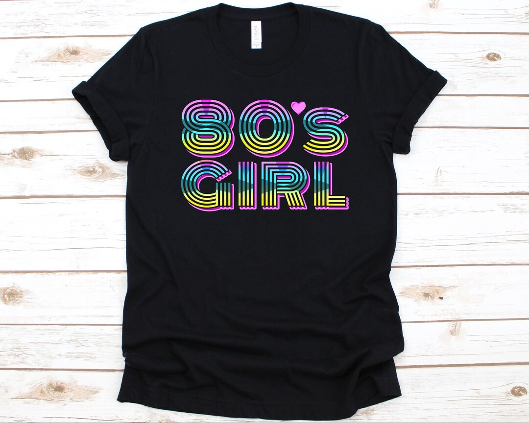 80's Girl Shirt, Eighties T-shirt for Women, 80's Gift, Retro Music ...