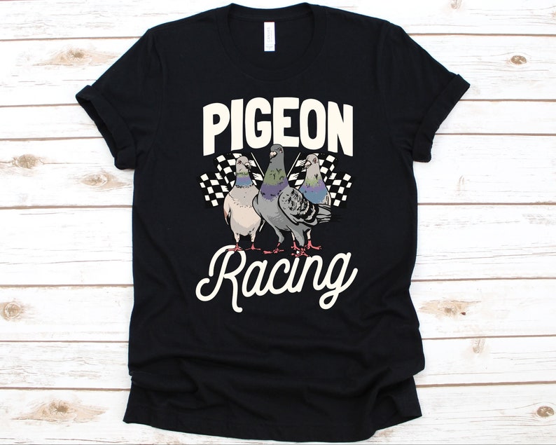 Pigeon Racing Shirt Feral Pigeon Design Gift for Bird - Etsy