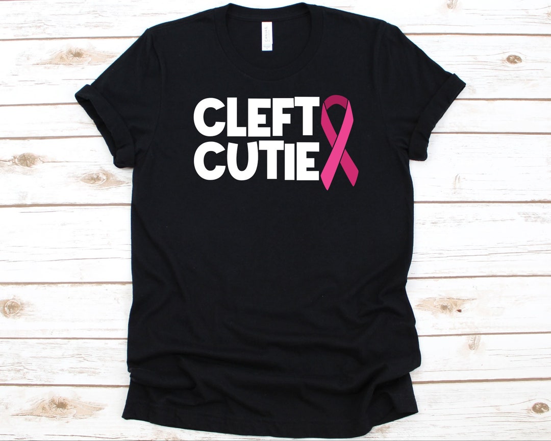 Cleft Cutie Shirt, Awareness Design for Cleft Lip and Palate, Pink ...