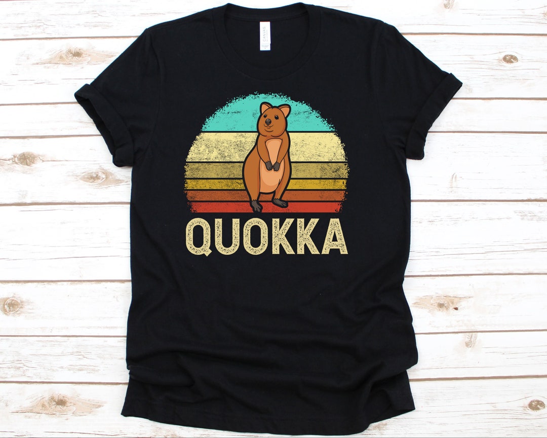 Retro Quokka Shirt, Spirit Animal Tshirt for Aussie Women, Australian ...
