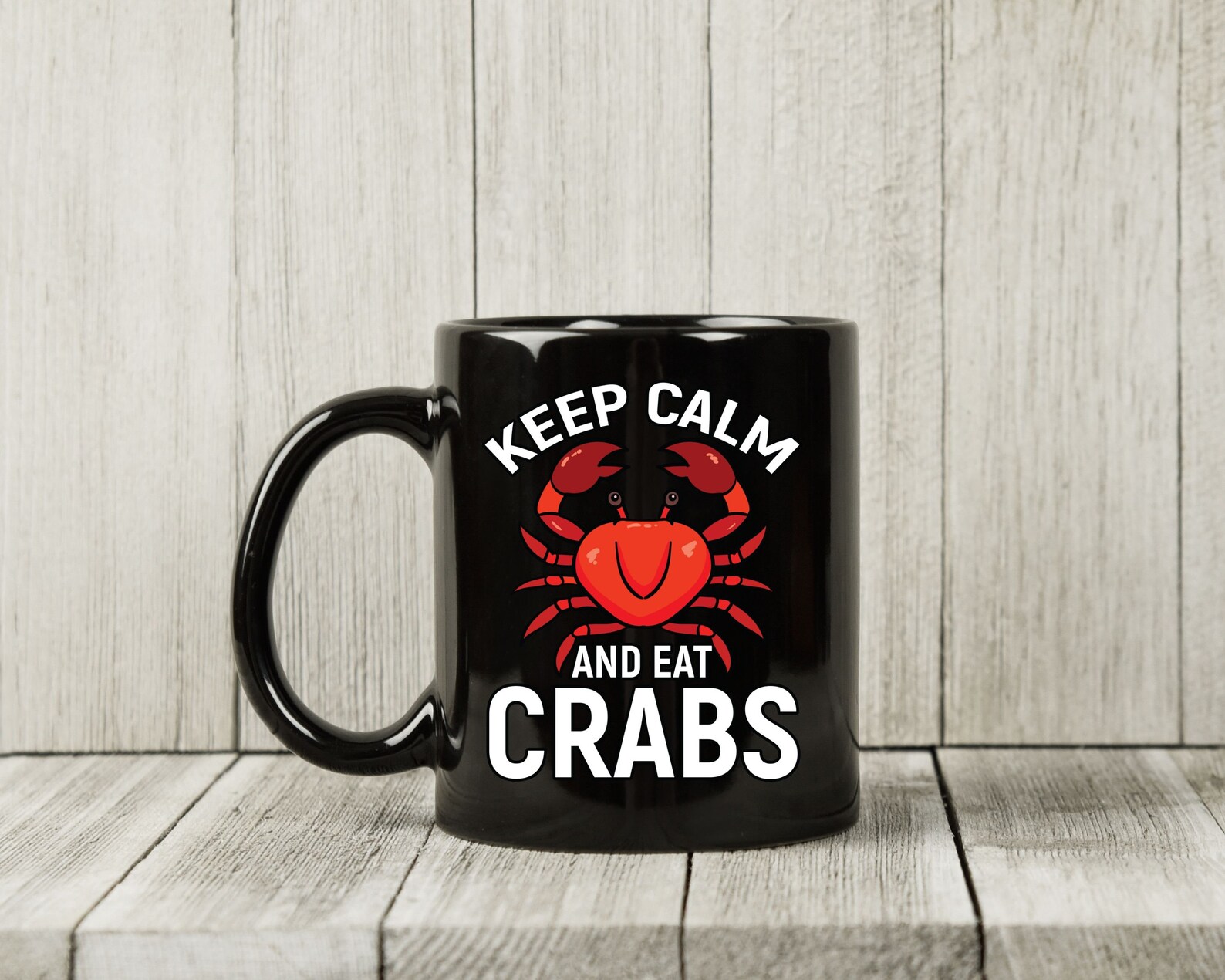 Keep Calm and Eat Crabs Mug Funny Seafood Coffee Cup for Crab - Etsy