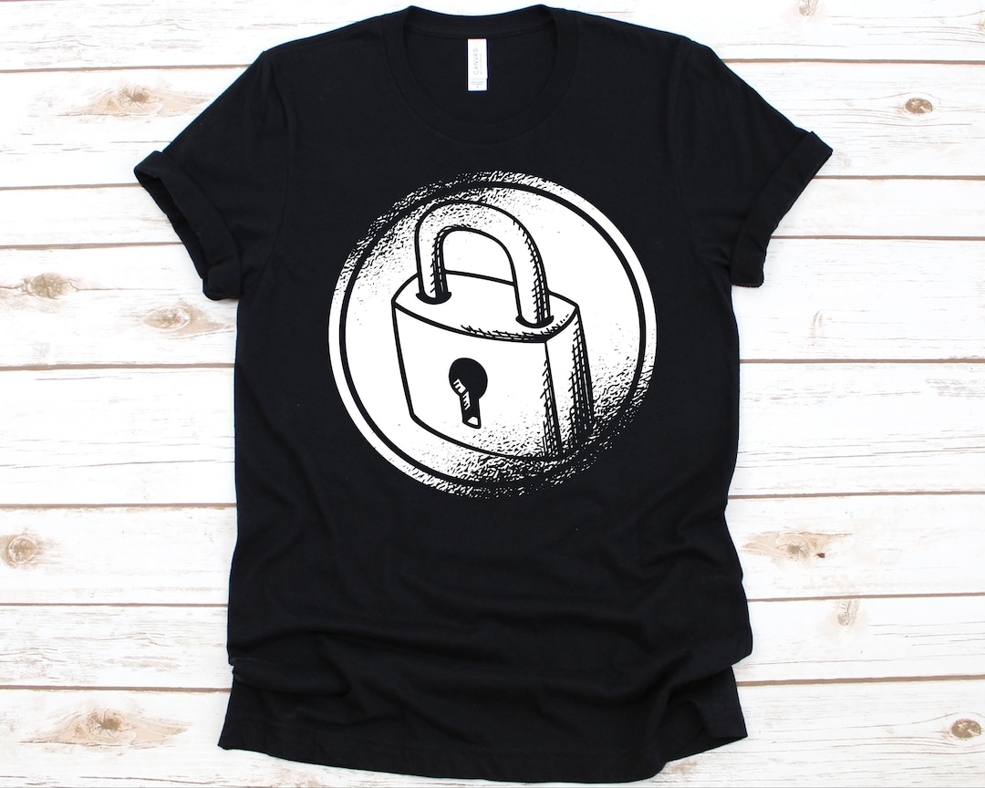 Locksmith Padlock Shirt, Gift for Locksmiths, Padlock Design ...