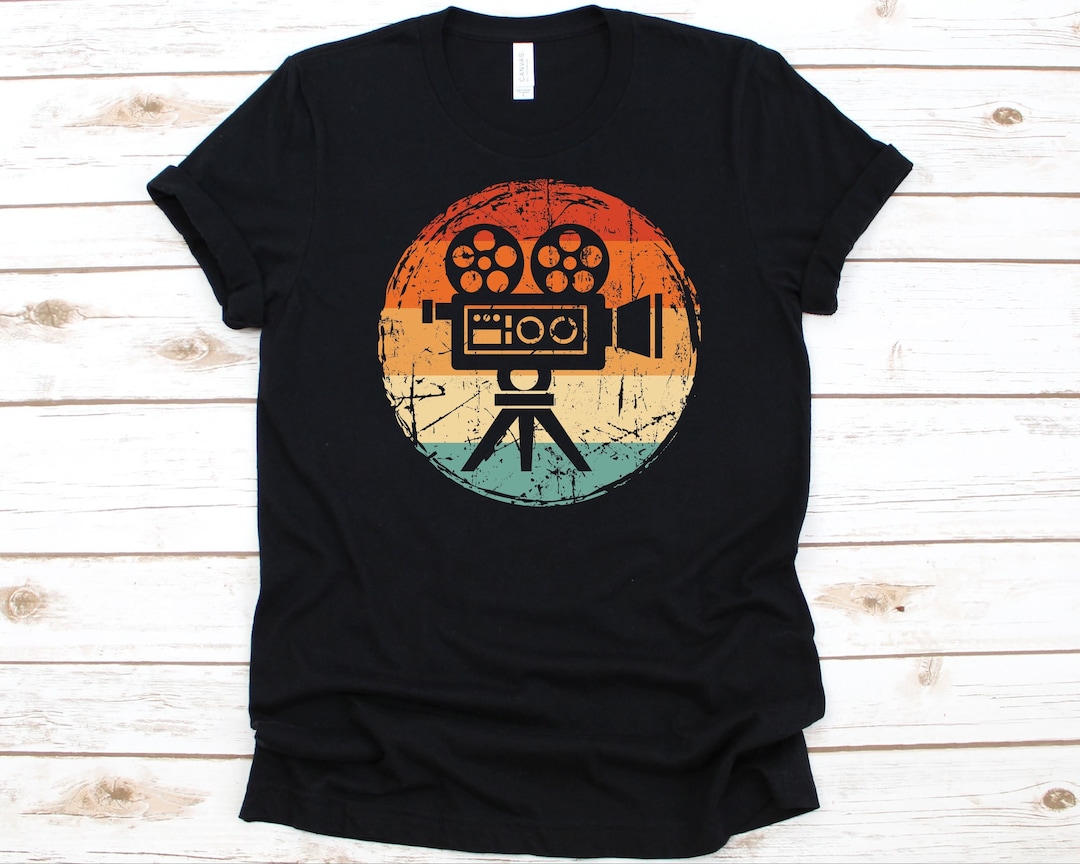 Vintage Camera Shirt, Movie Lover, Motion Picture, Visual Arts ...