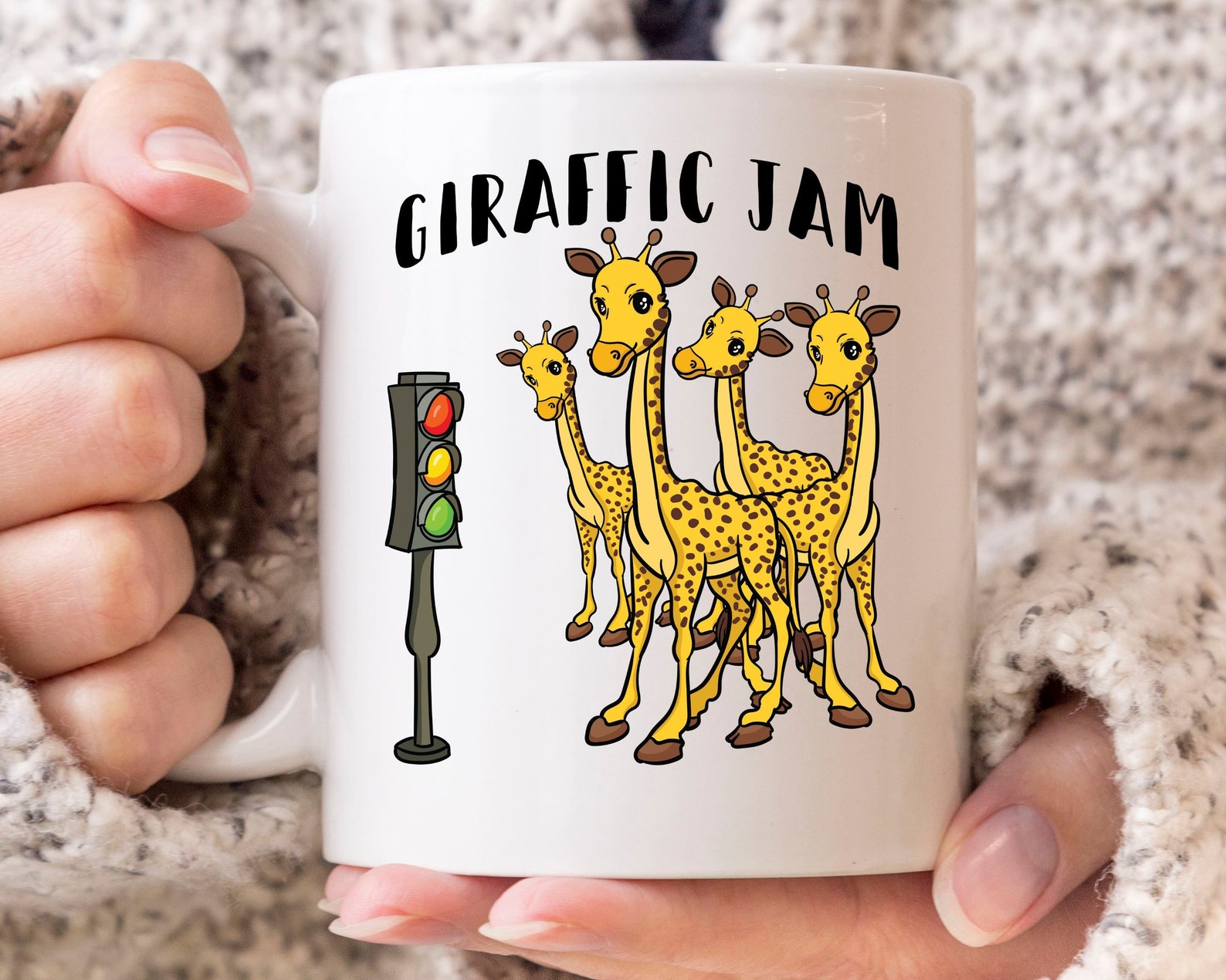 Giraffic Jam Mug Cute Giraffe Coffee Mug for Animal Lover - Etsy