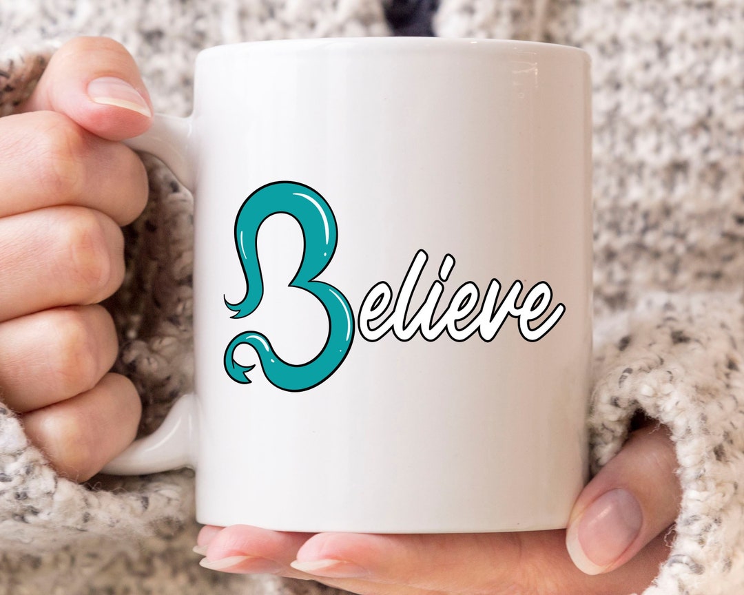 Believe Mug, Cervical Cancer Awareness Coffee Mug, Cervical Cancer ...