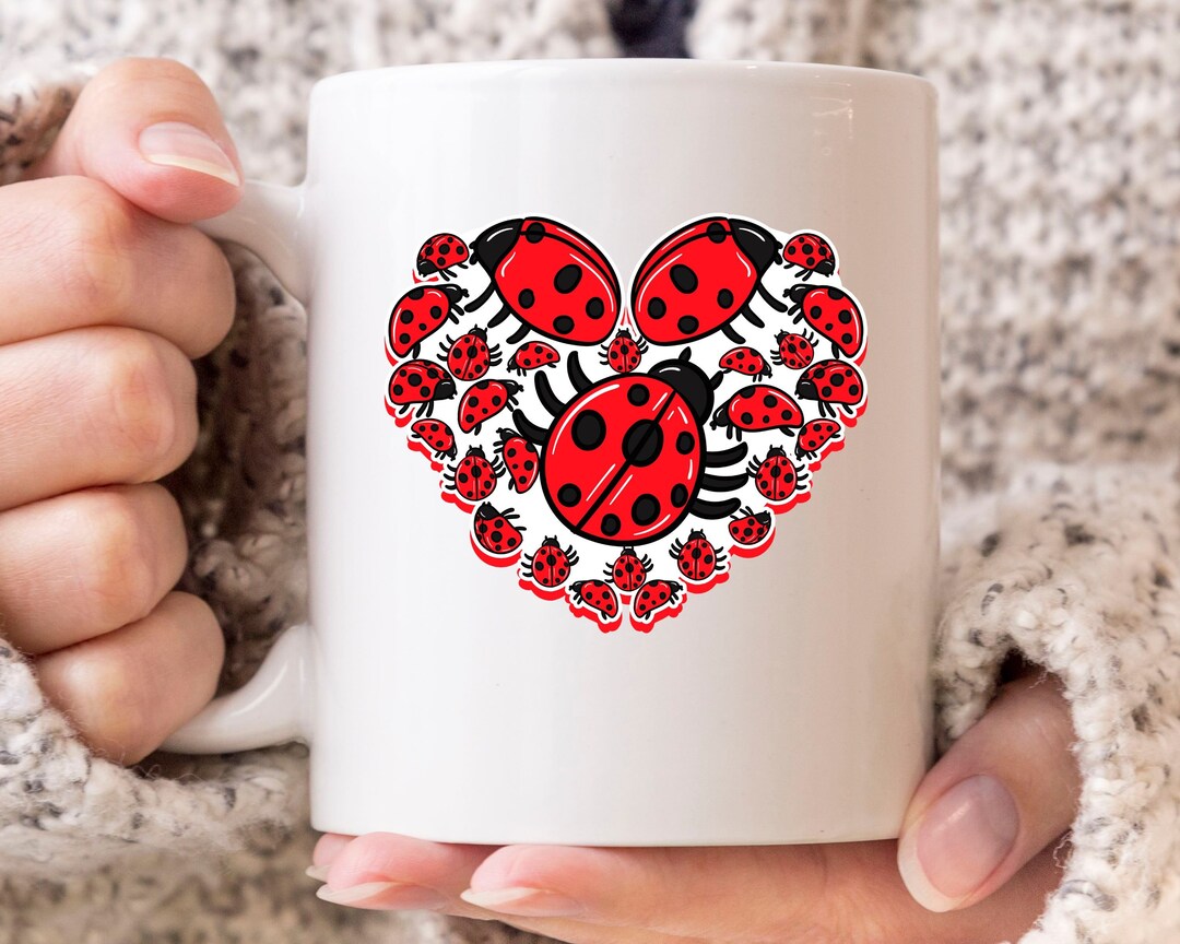 Ladybug Love Mug, Bug Catching Coffee Cup for Bug Catcher, Insect ...
