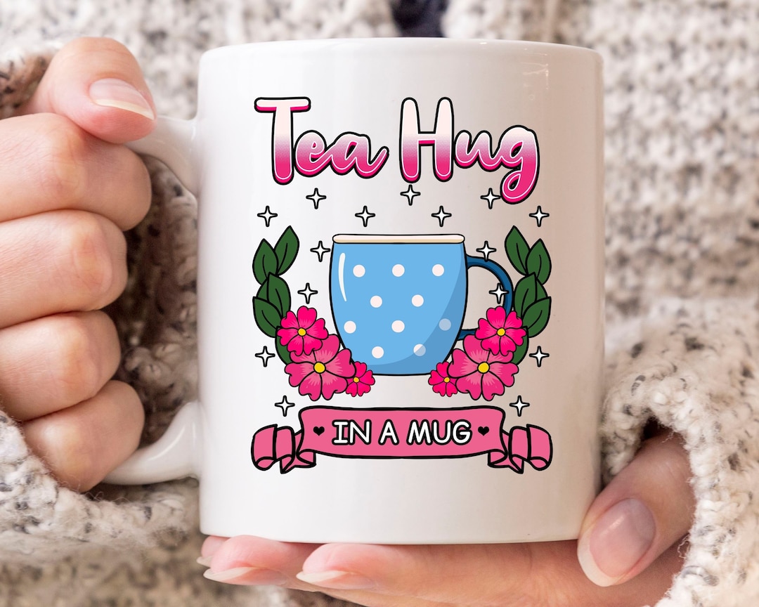 Tea Hug in A Mug, Funny Hugger Coffee Cup for Men and Women, Cute Pro ...