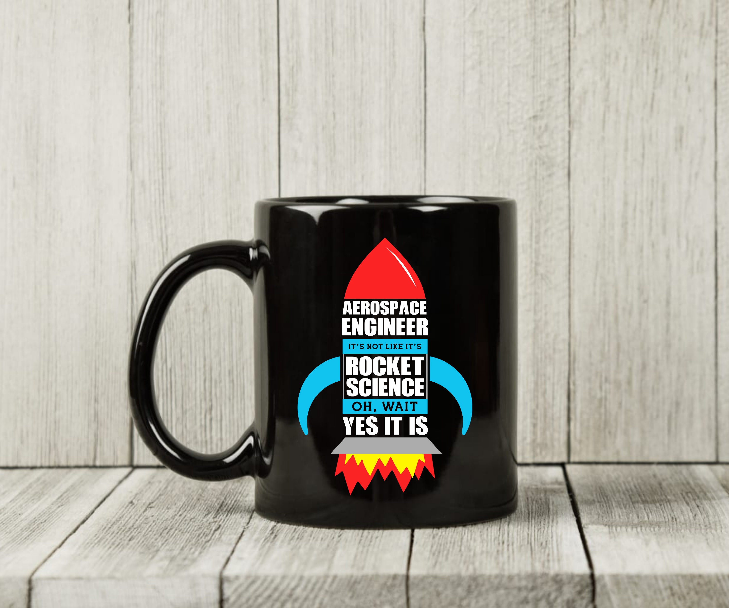 Aerospace Engineer Mug Cute Outer Space Coffee Cup for | Etsy