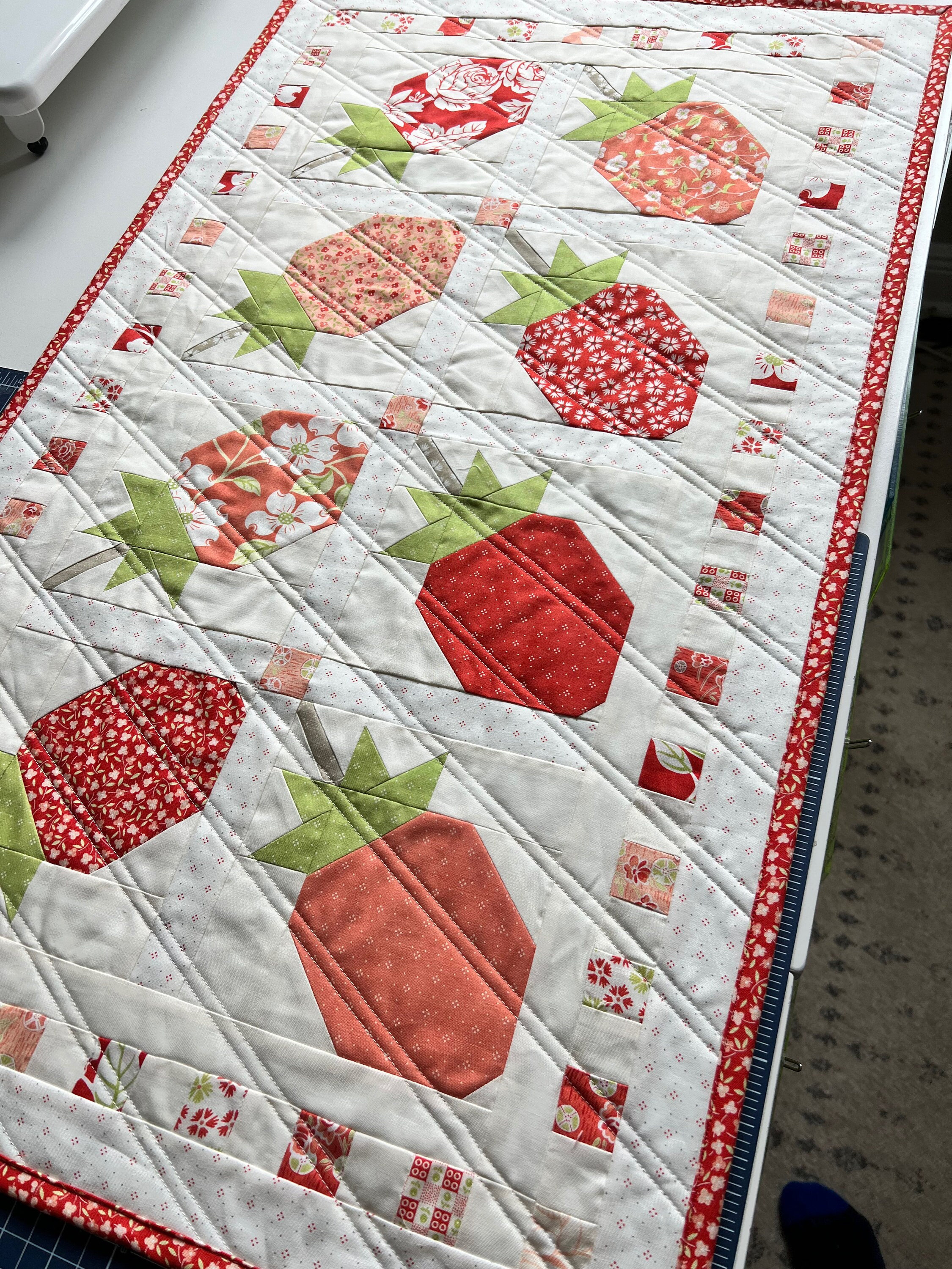Quilted Spring / Summer Table Topper - Etsy