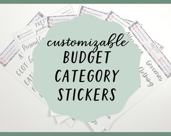 Category Stickers - Etsy