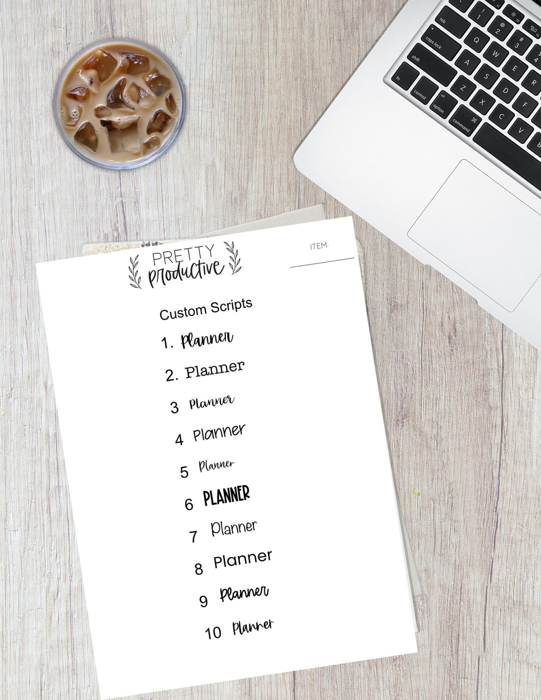 CUSTOM Planner Script Stickers! Choose Your Font and Foil (if Requested ...