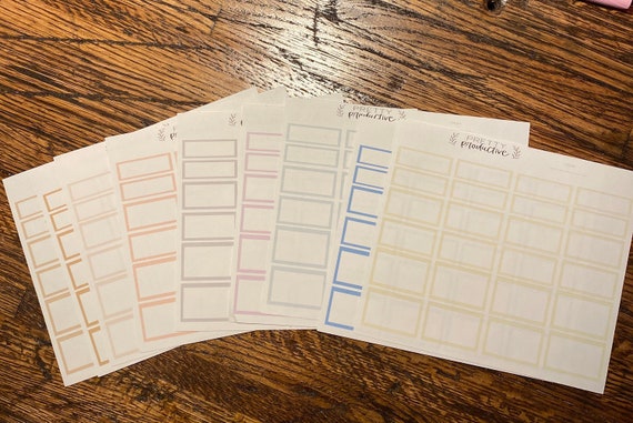 Hobonichi Cousin Boxes for Weekly View Formatted for the - Etsy