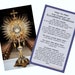 Catholic Chaplet of Adoration With Prayer Card - Etsy