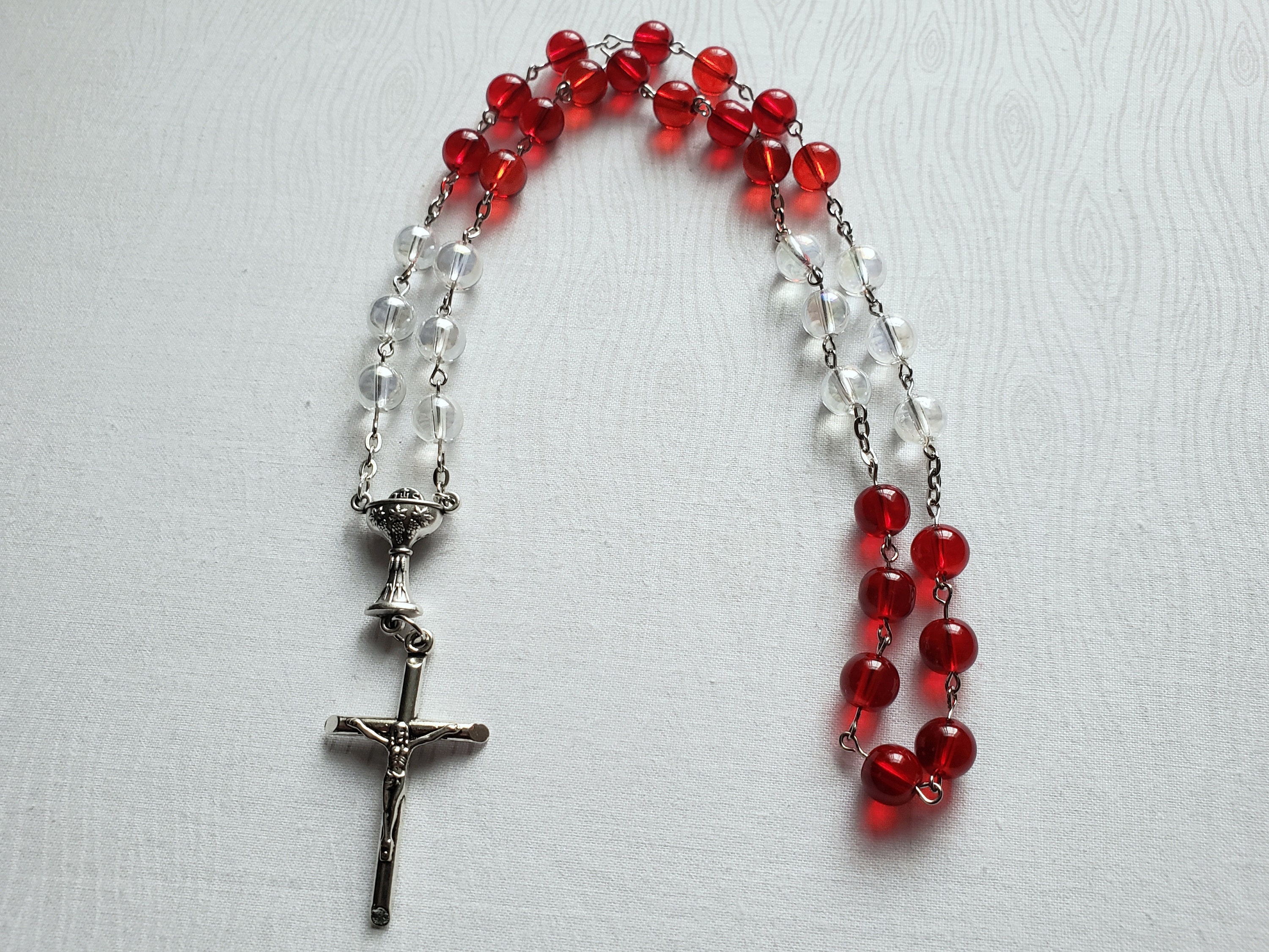 Catholic Chaplet of Adoration With Prayer Card - Etsy