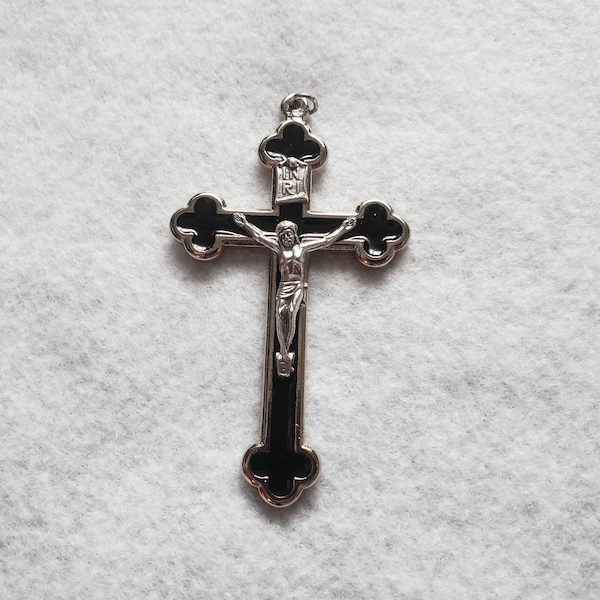 Black Crucifix - Etsy