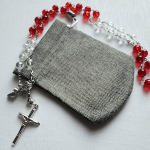 Catholic Chaplet of Adoration With Prayer Card - Etsy