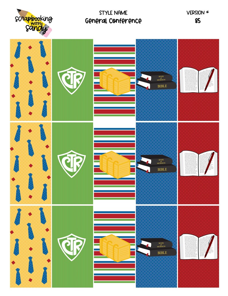 LDS General Conference Candy Bar Wrappers - Etsy