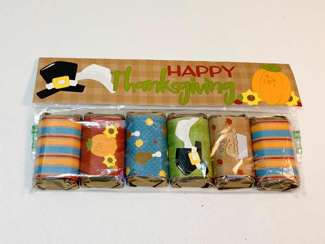 Happy Thanksgiving Candy Bar Wrappers - Etsy