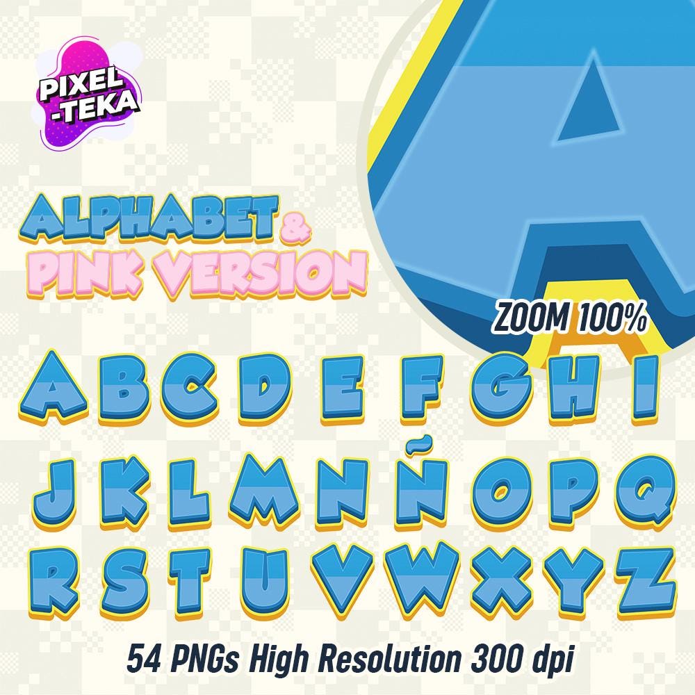 Alphabet Rescue Clipart Instant Download JPEG - Etsy