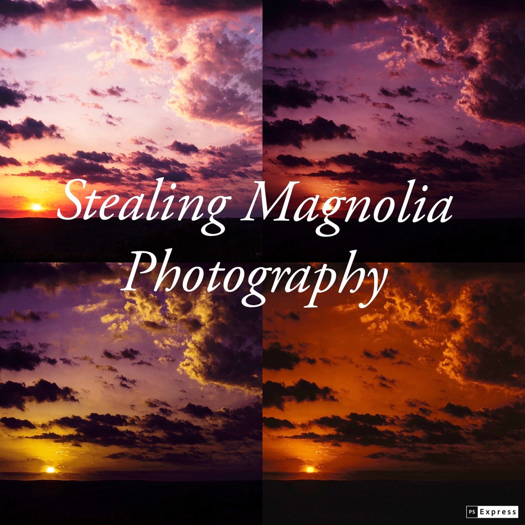 Moody Sunset Sky Overlay - Etsy