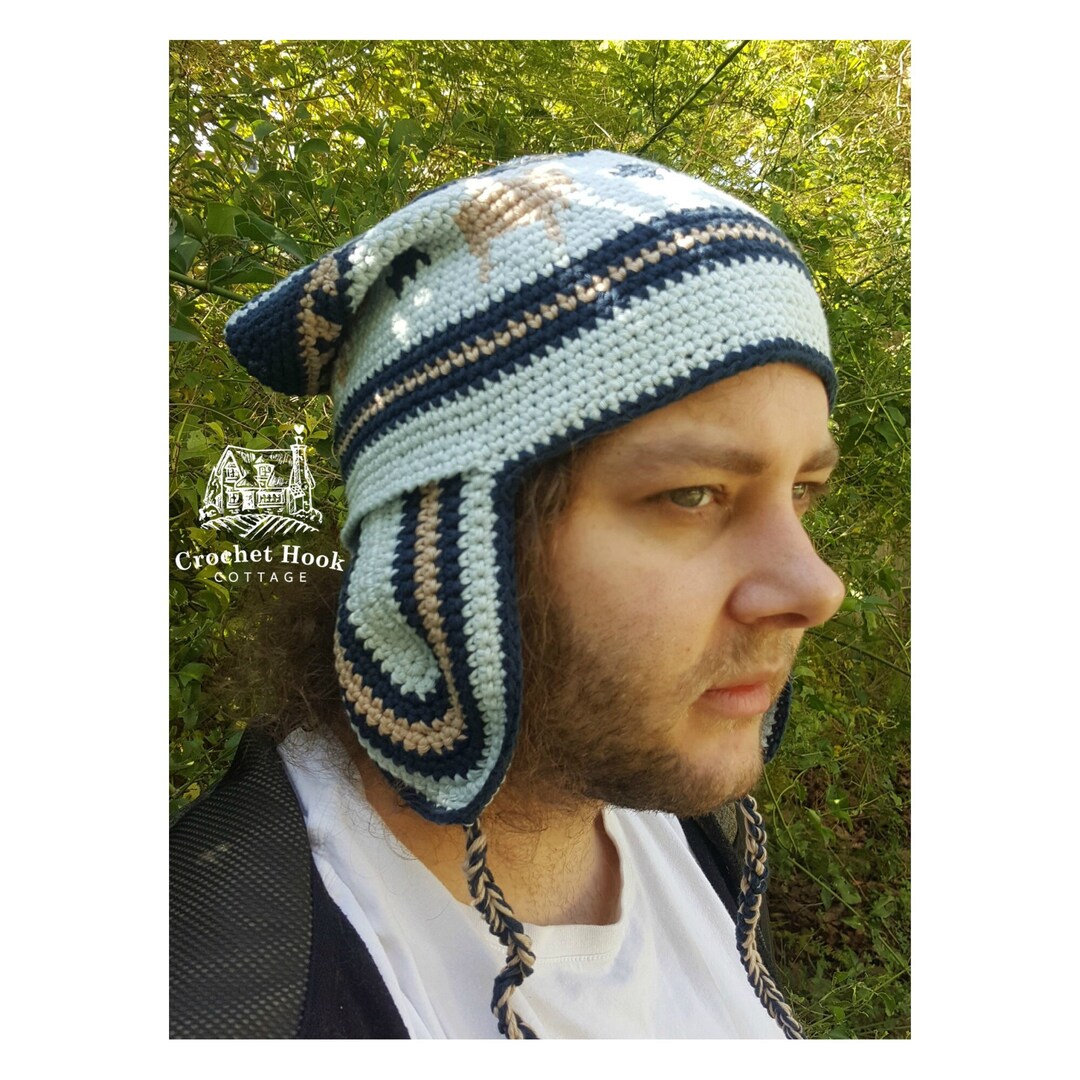 Peruvian Llama Chullo, Crocheted Winter Cap, Fits an Average Head Size ...