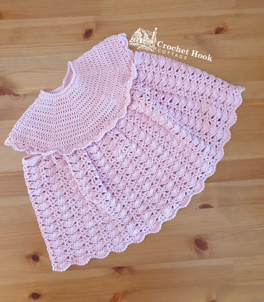 Joyce Baby Dress, From the Four Piece Joyce Clothing Set, Fits 3-6 ...