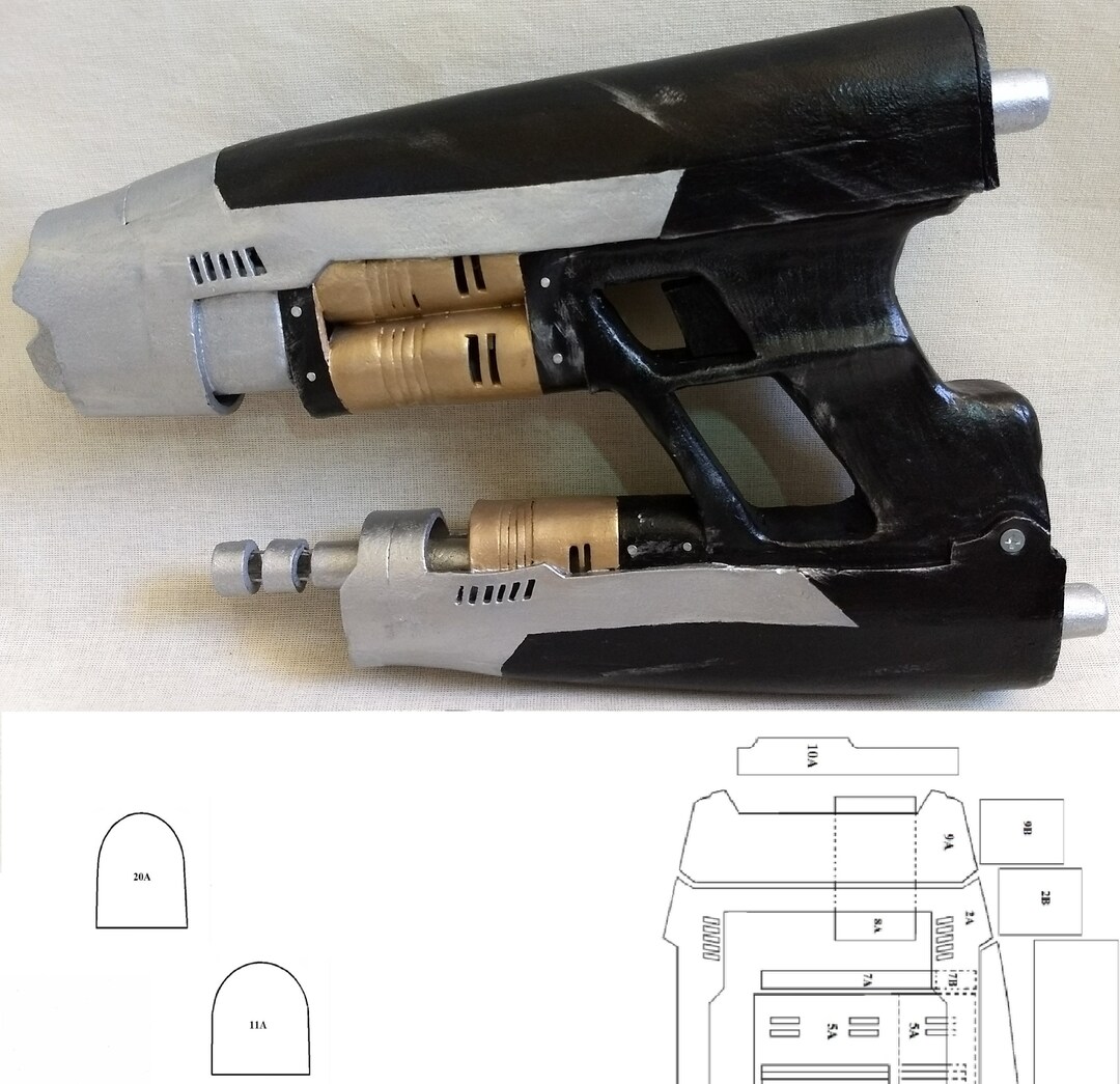 Quad Blaster Guardians of the Galaxy pattern - Etsy